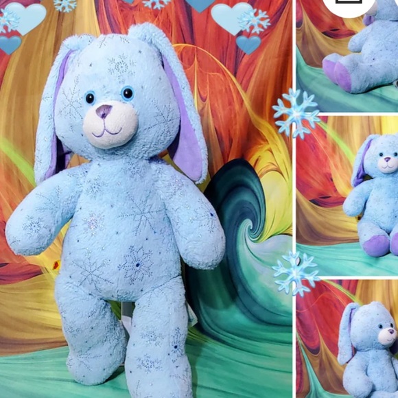 Build-A-Bear | Toys | Build A Bear Bunny Rabbit Plush Sparkle Snowflake ...